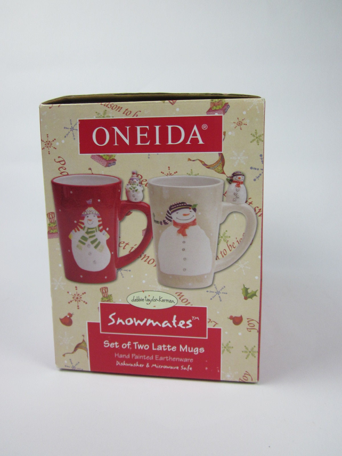 Vintage Snowmates Latte Mugs Oneida by Debbi Taylor-kerman Set of ...