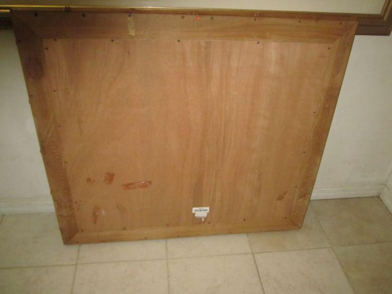 Hollywood Regency Faux Bamboo Wood Mirror Honey Color - Etsy