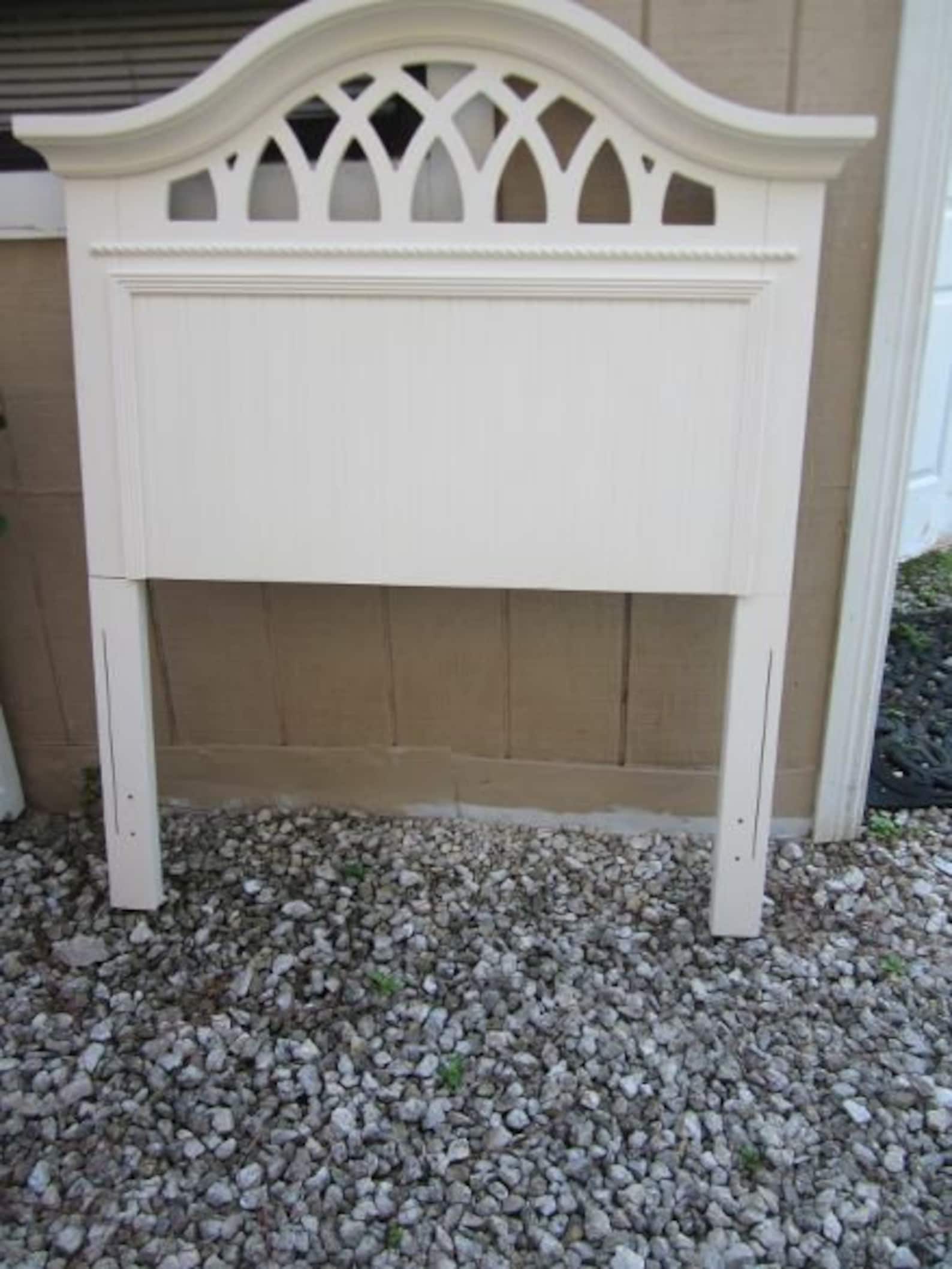 Twin Headboard White Cottage Coastal Wood Styleshipping is Not Included ...