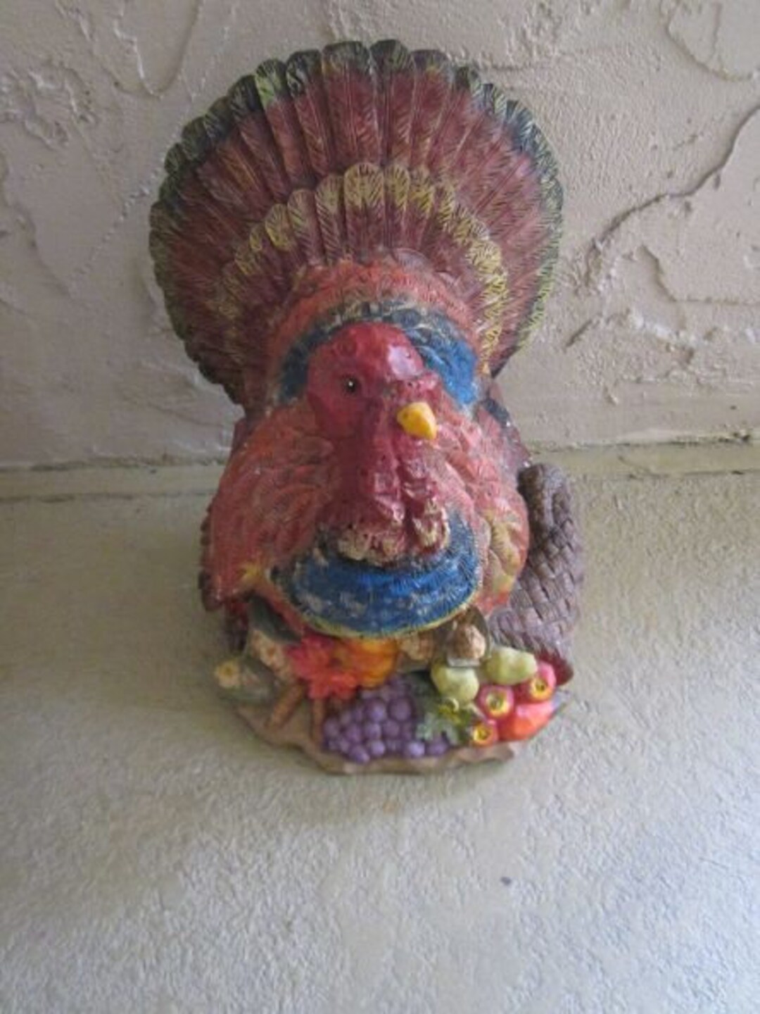 Design Toscano North American Turkey Statue Full Color Hand Painted - Etsy