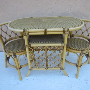 Cane honeymoon dining set store