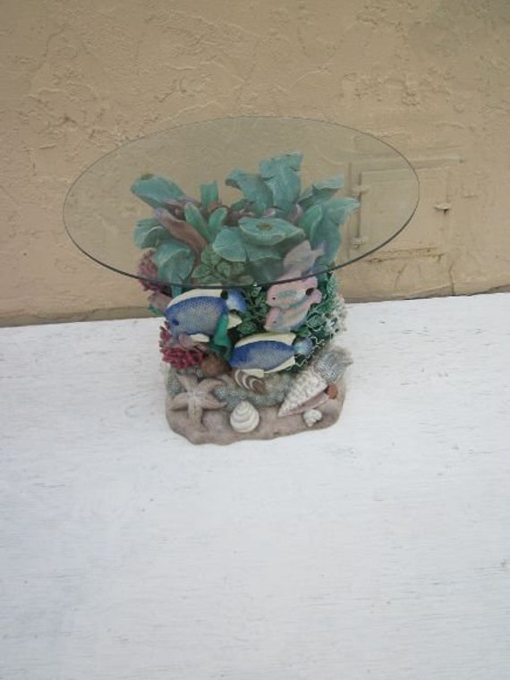 Great Barrier Reef Sea Life Coffee Table Base With Glass Glass - Etsy