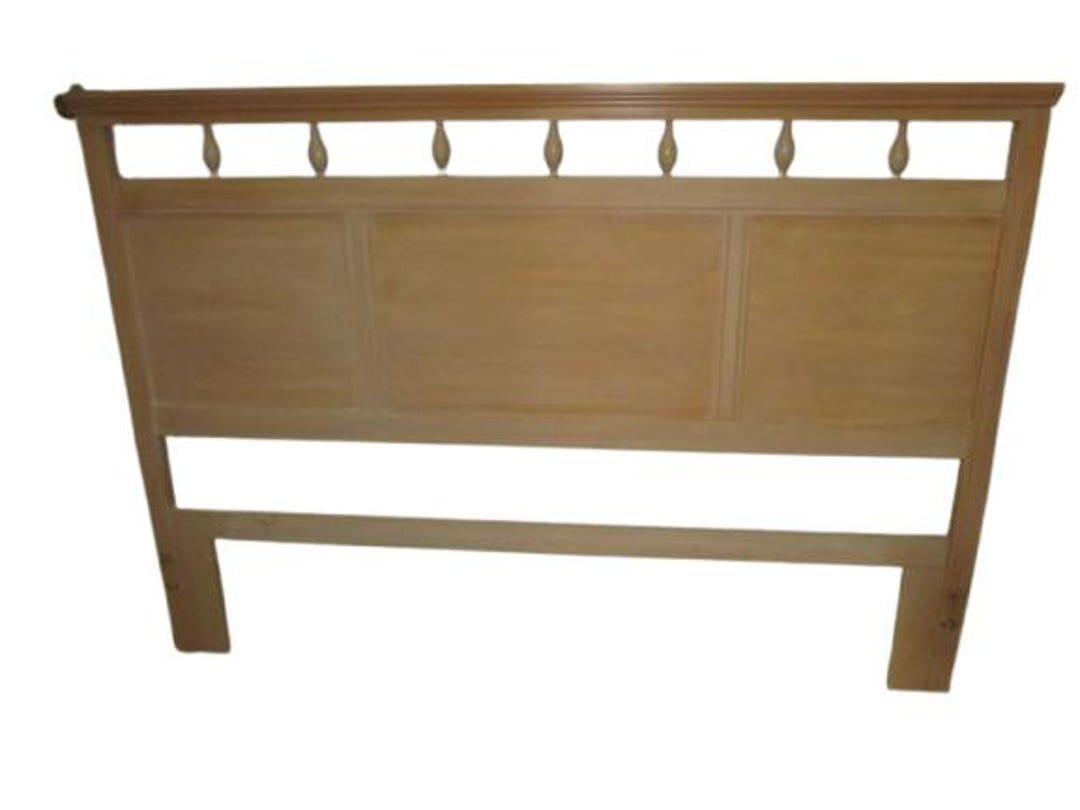 Wood Beige Full Size Headboard Vintage Santa Fe Style Spindle Design - Etsy