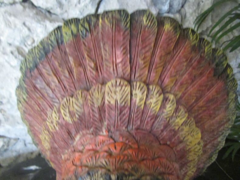 Design Toscano North American Turkey Statue Full Color Hand Painted - Etsy
