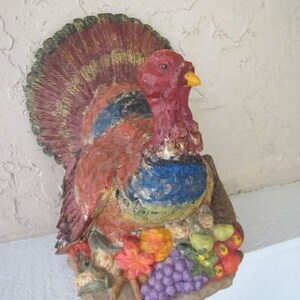 Design Toscano North American Turkey Statue Full Color Hand Painted - Etsy