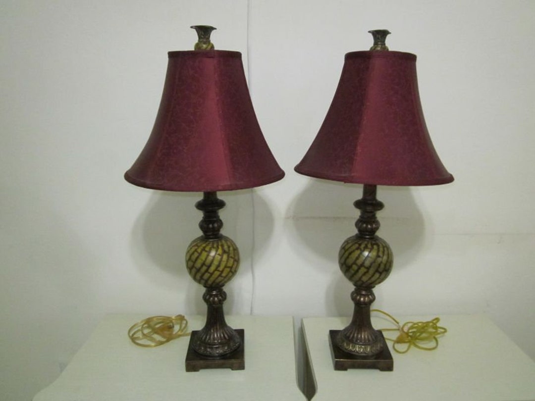 Tommy Bahama Style Table Lamp 3 Way Switch Set of Two - Etsy