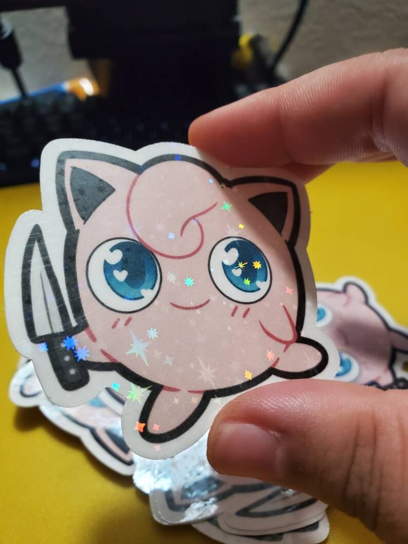 Jigglypuff With a Knife - Etsy
