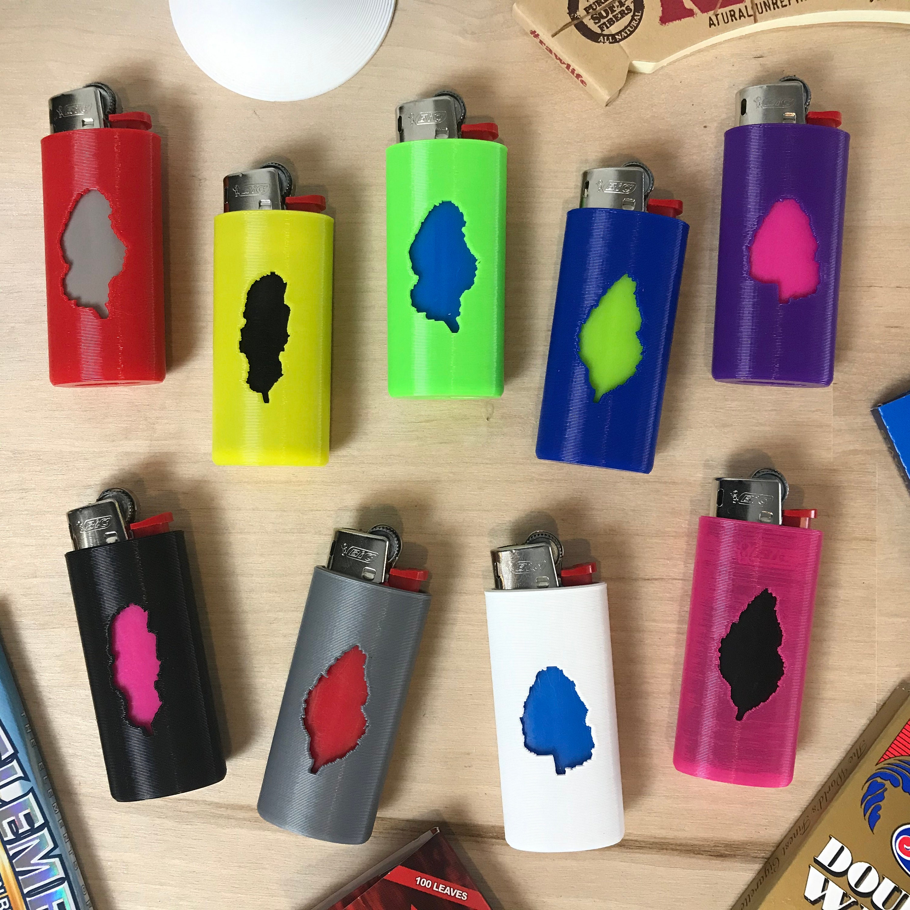 Sleeve-a-Light Marijuana Nug Silhouette Lighter Case Fits | Etsy