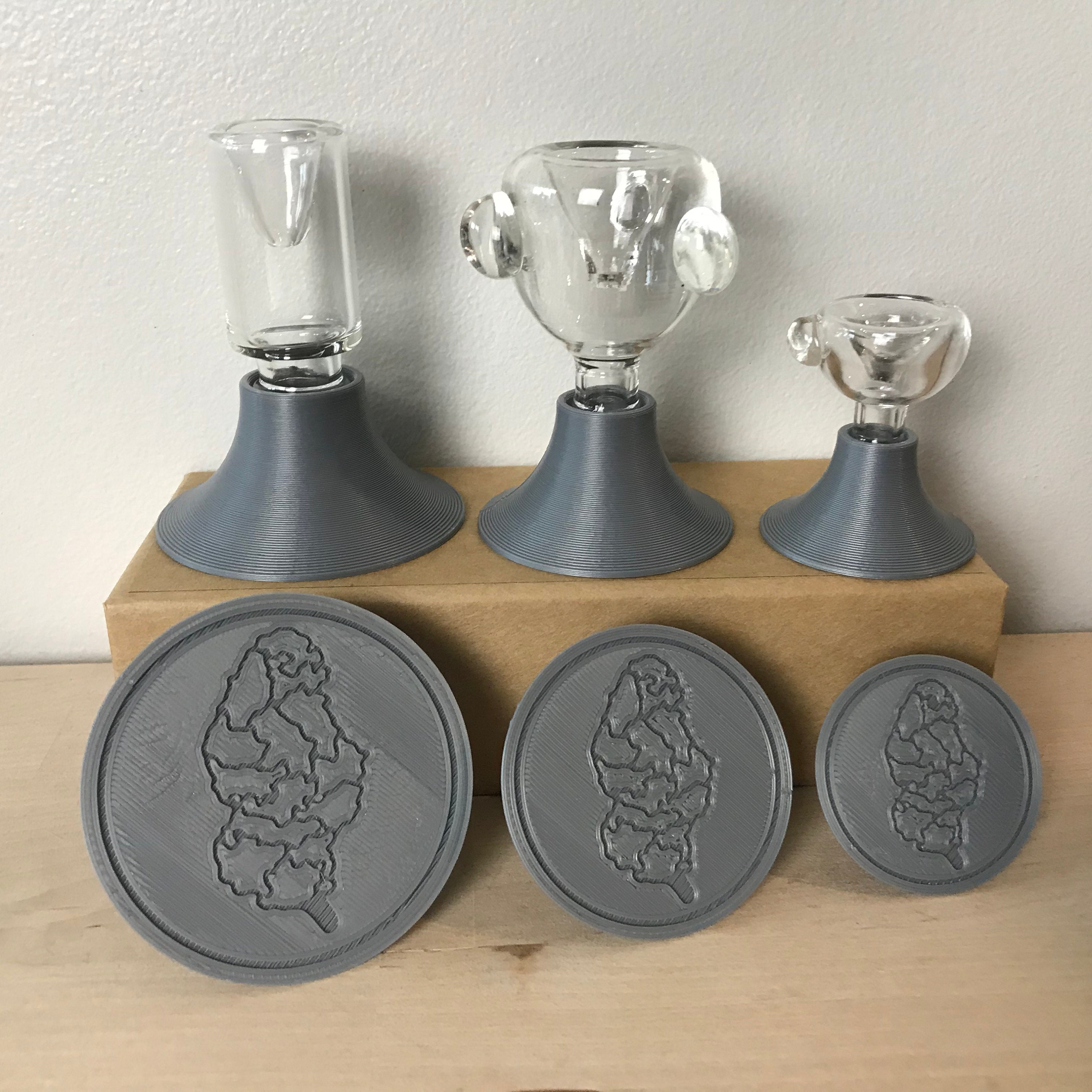 Hold-a-bowl Classic - Bong Bowl Holder | SMOK3DESIGNS 3D Printed ...