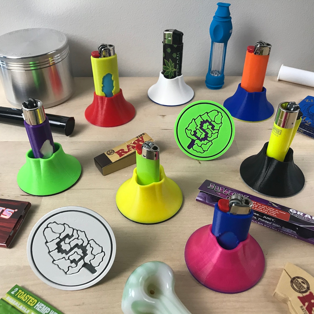 Hold-a-light - Universal Lighter Holder | SMOK3DESIGNS 3D Printed ...