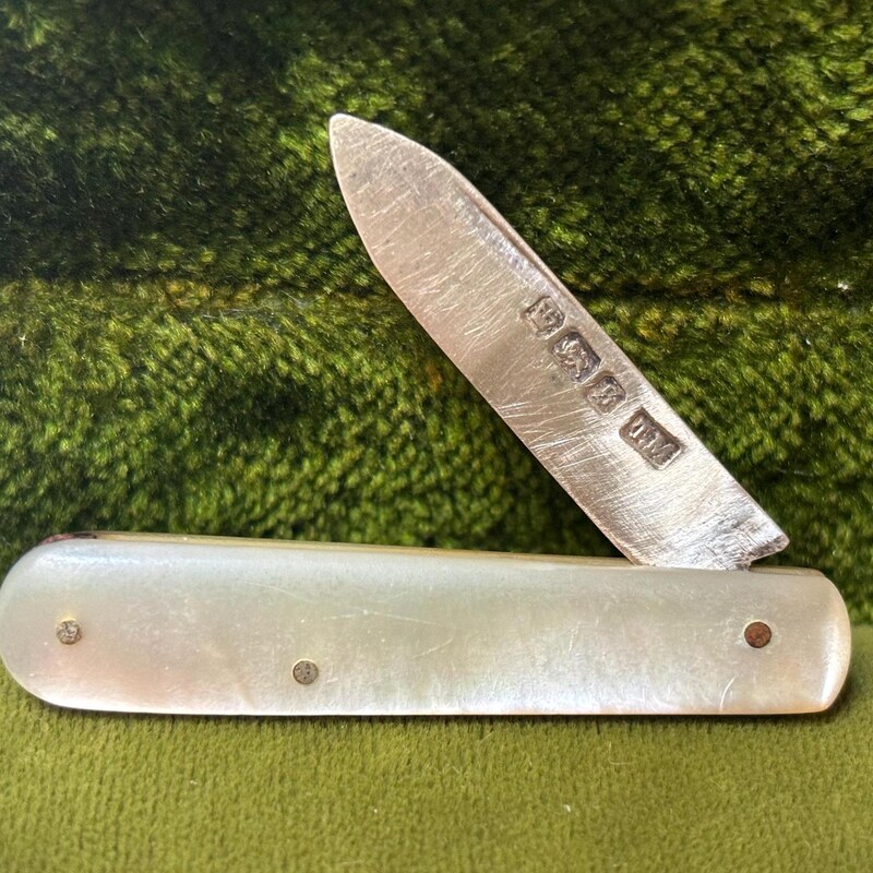 Silver Pocket Knife - Etsy