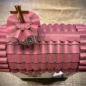 3D PAPER CUTTING PATTERN: Little Orthodox Church Christian Prayer ...