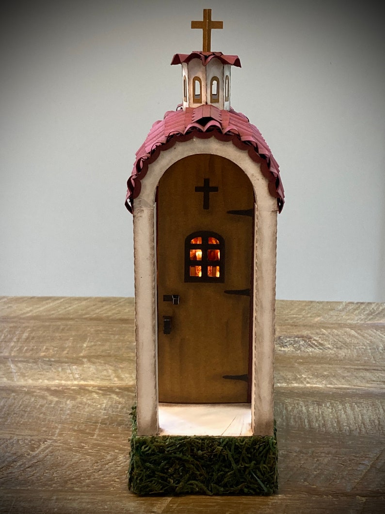 3D PAPER CUTTING PATTERN: Little Orthodox Church Christian Prayer ...