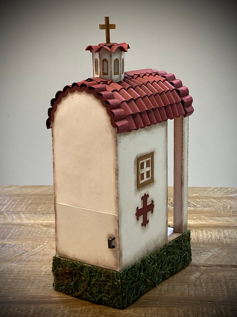 3D PAPER CUTTING PATTERN: Little Orthodox Church Christian Prayer ...