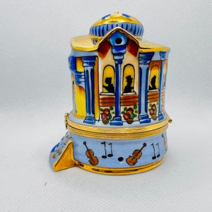 Rare Music Box PALAIS ROYALE ~ Atelier De Limoges ~ Limoges Trinket Box ...