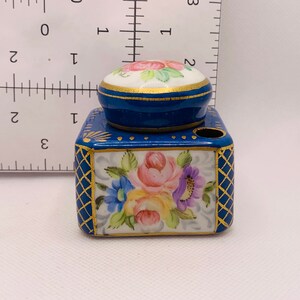 Stunning, Rare Antique INKWELL ~ Limoges Box ~ Peint Main ~ Limoges ...