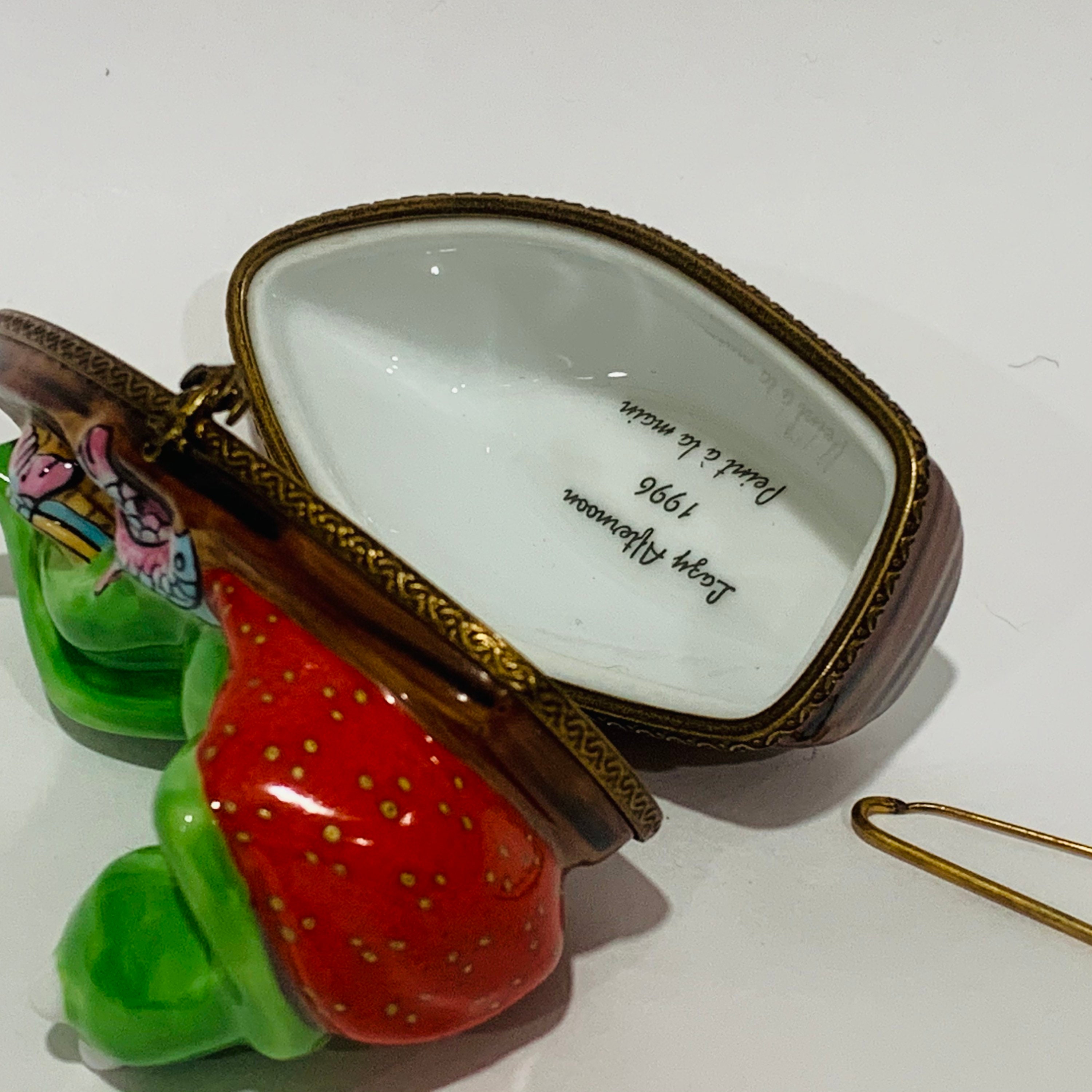 KERMIT the FROG W/ Fishing Rod Bernardaud Limoges Trinket - Etsy