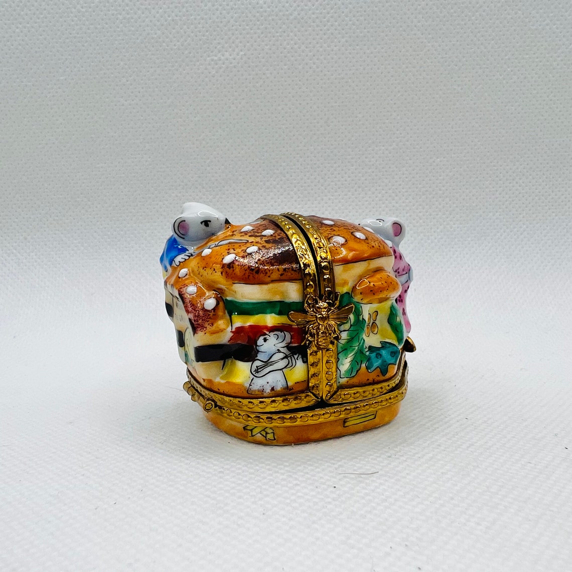 Rare & Stunning Mice in Burger House (double-hinged) ~ Limoges Imports ...