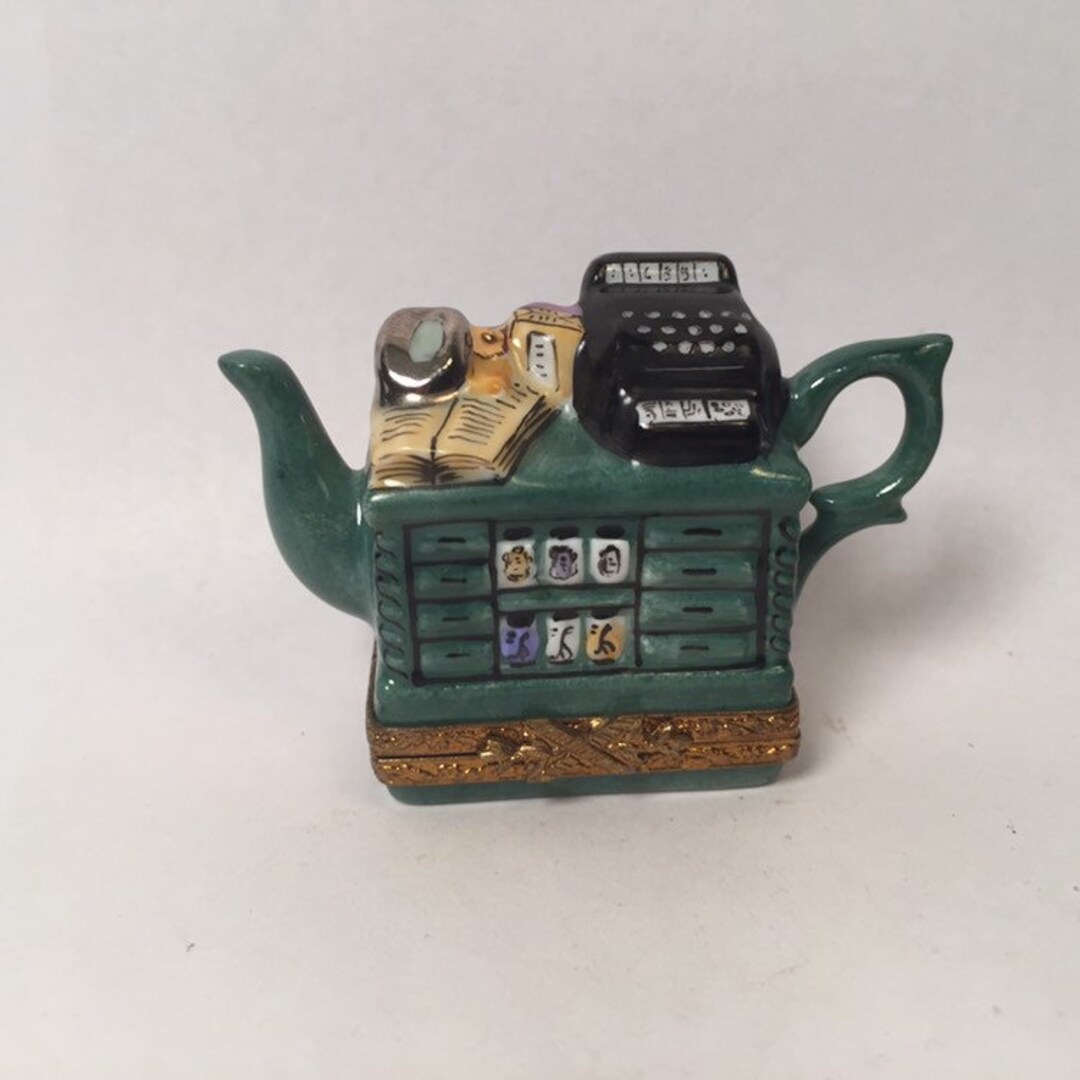 Whimsical Teapot, Styled as an Old Fashioned General Store Desk ...