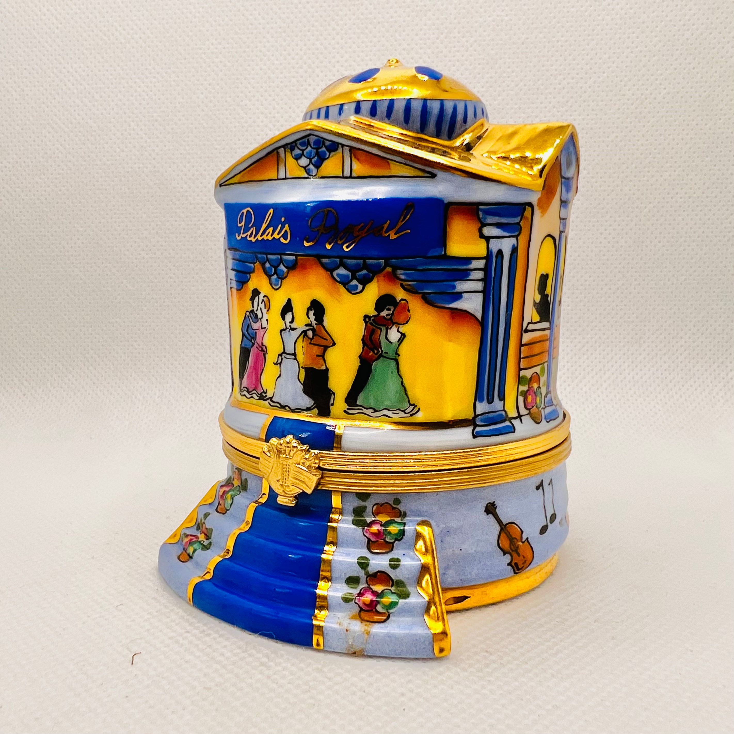 Rare Music Box PALAIS ROYALE Atelier De Limoges Limoges Trinket Box ...