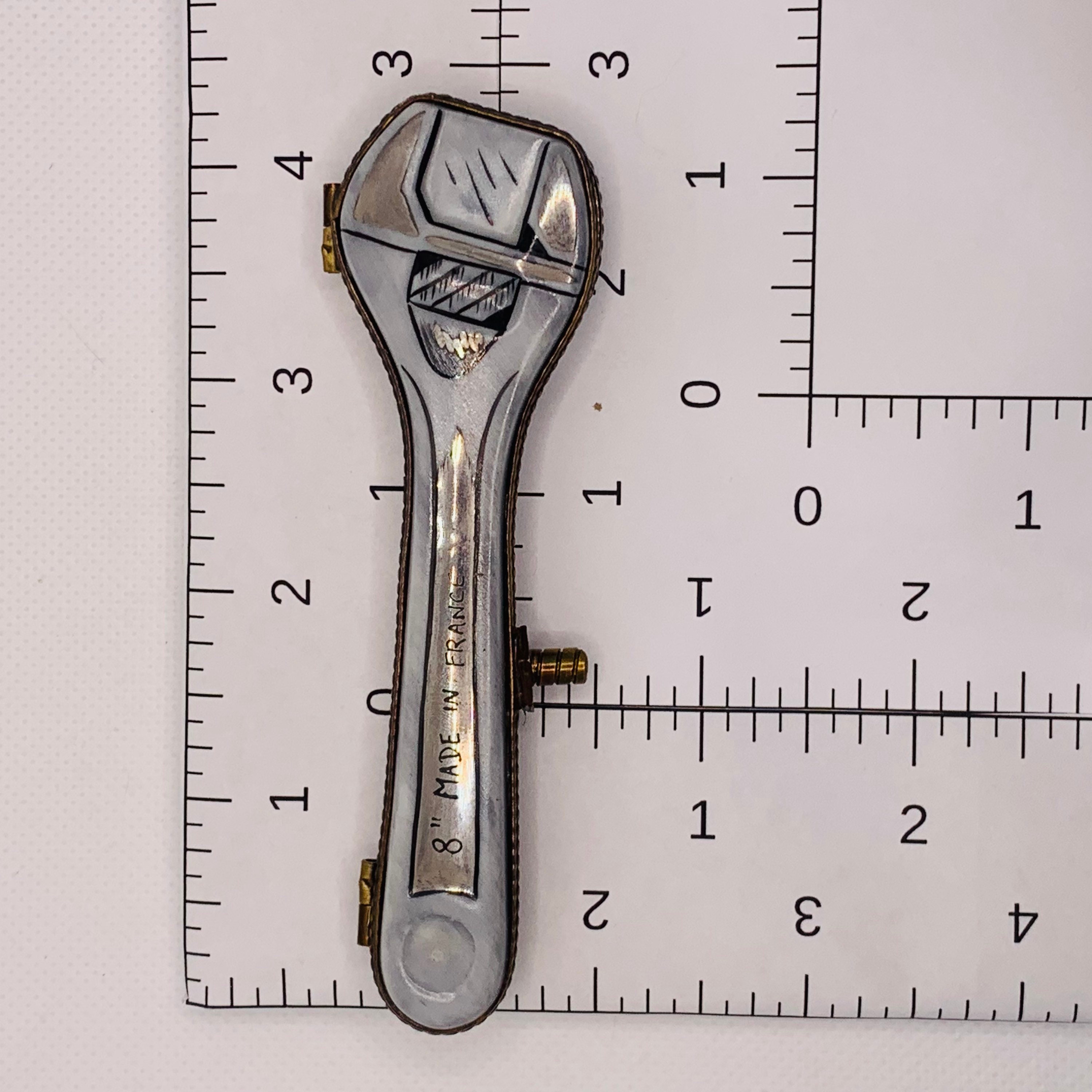 Rare, Limited Edition WRENCH adjustable Limoges Trinket Box Peint Main ...