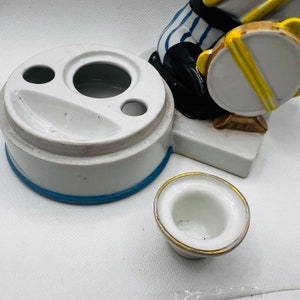 WOW! — Rare ART DECO 1930s Inkwell ~ Peint Main (hand-painted) Limoges ...