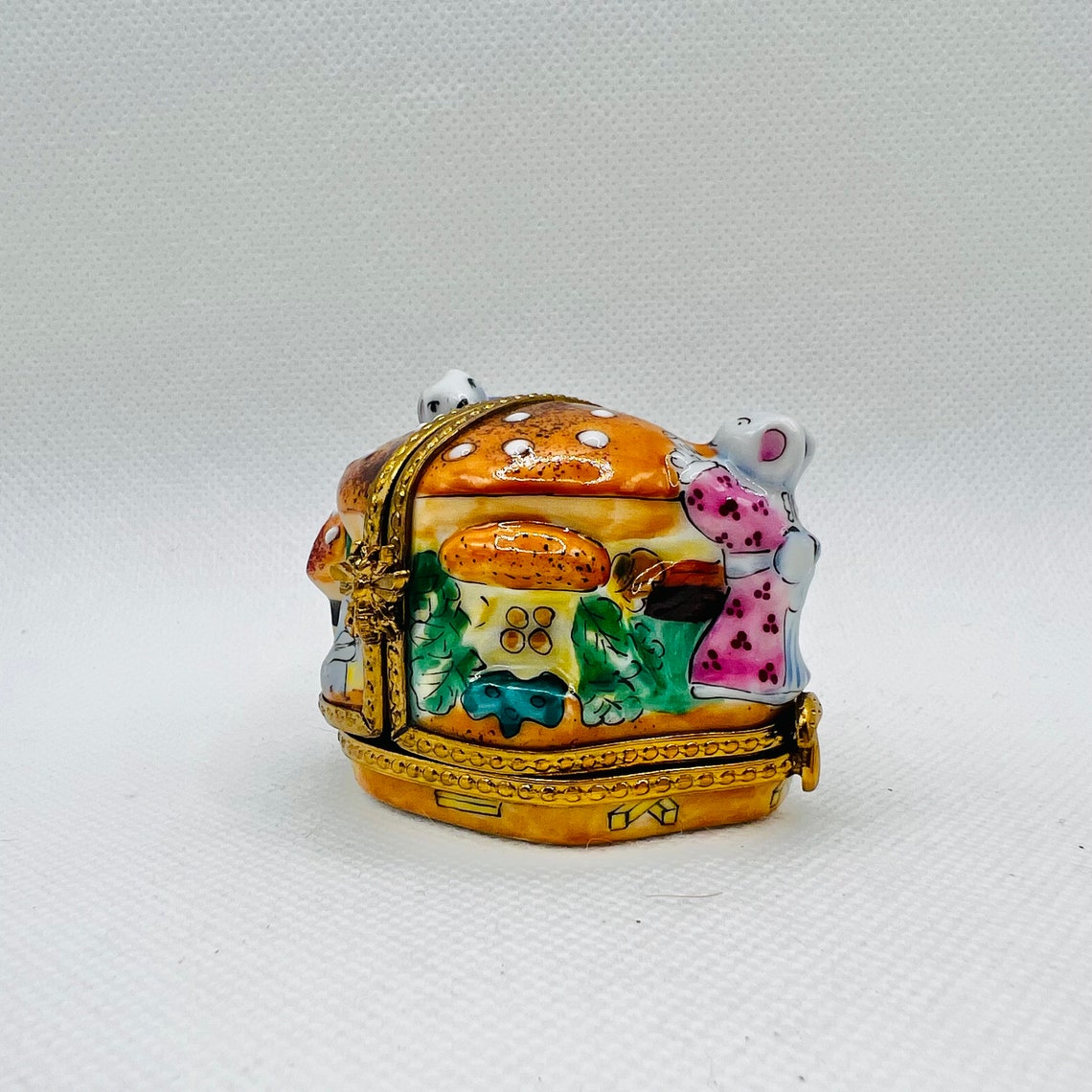 Rare & Stunning Mice in Burger House (double-hinged) ~ Limoges Imports ...