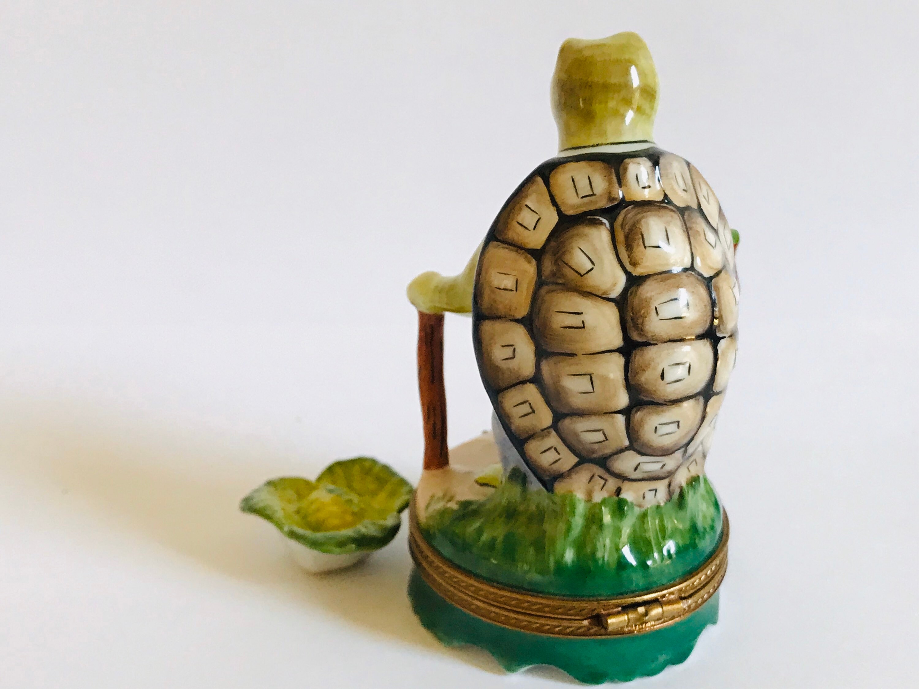Grandpa TURTLE With Cabbage ~ Limoges Trinket Box ~ Parry Vielle (PV ...