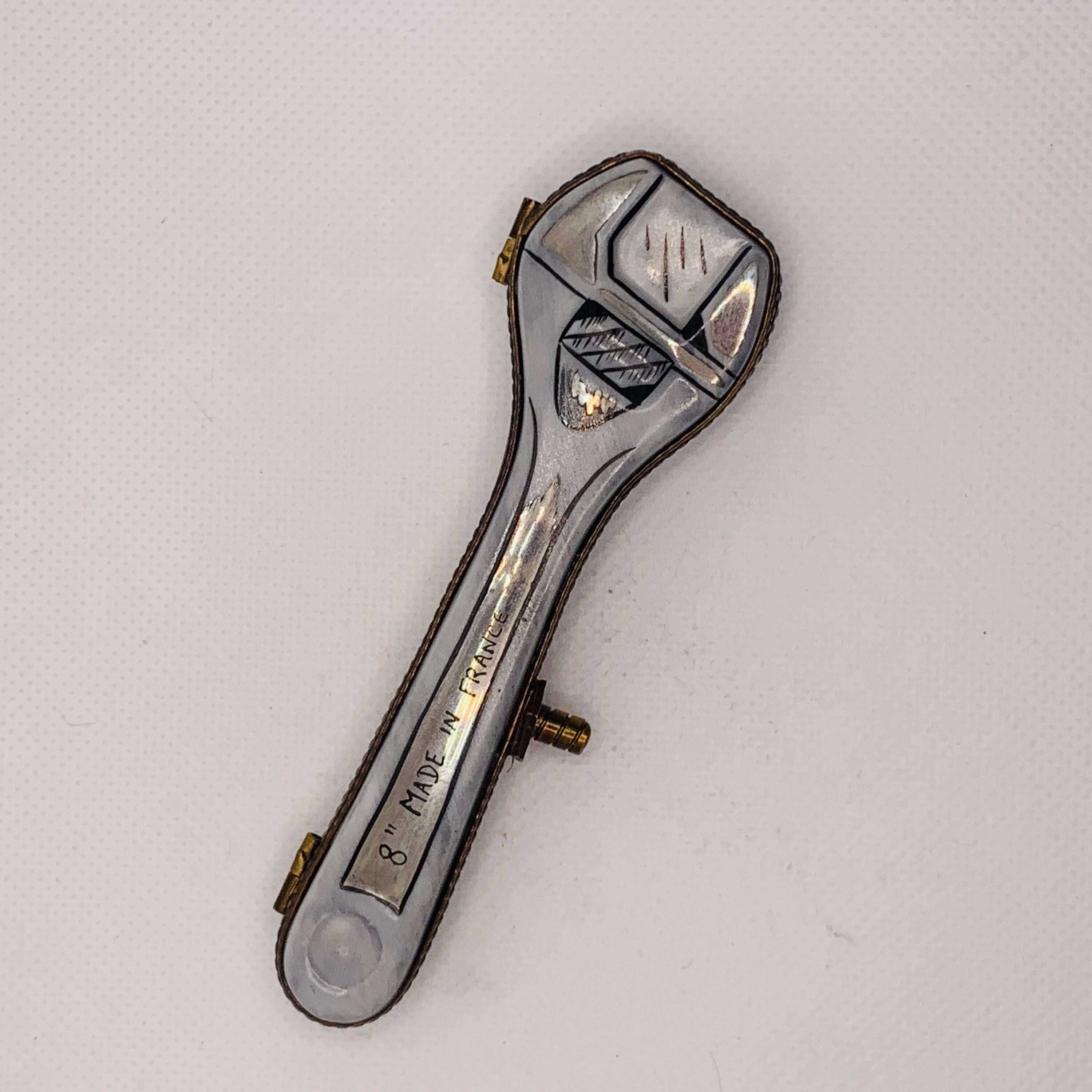 Rare, Limited Edition WRENCH adjustable Limoges Trinket Box Peint Main ...