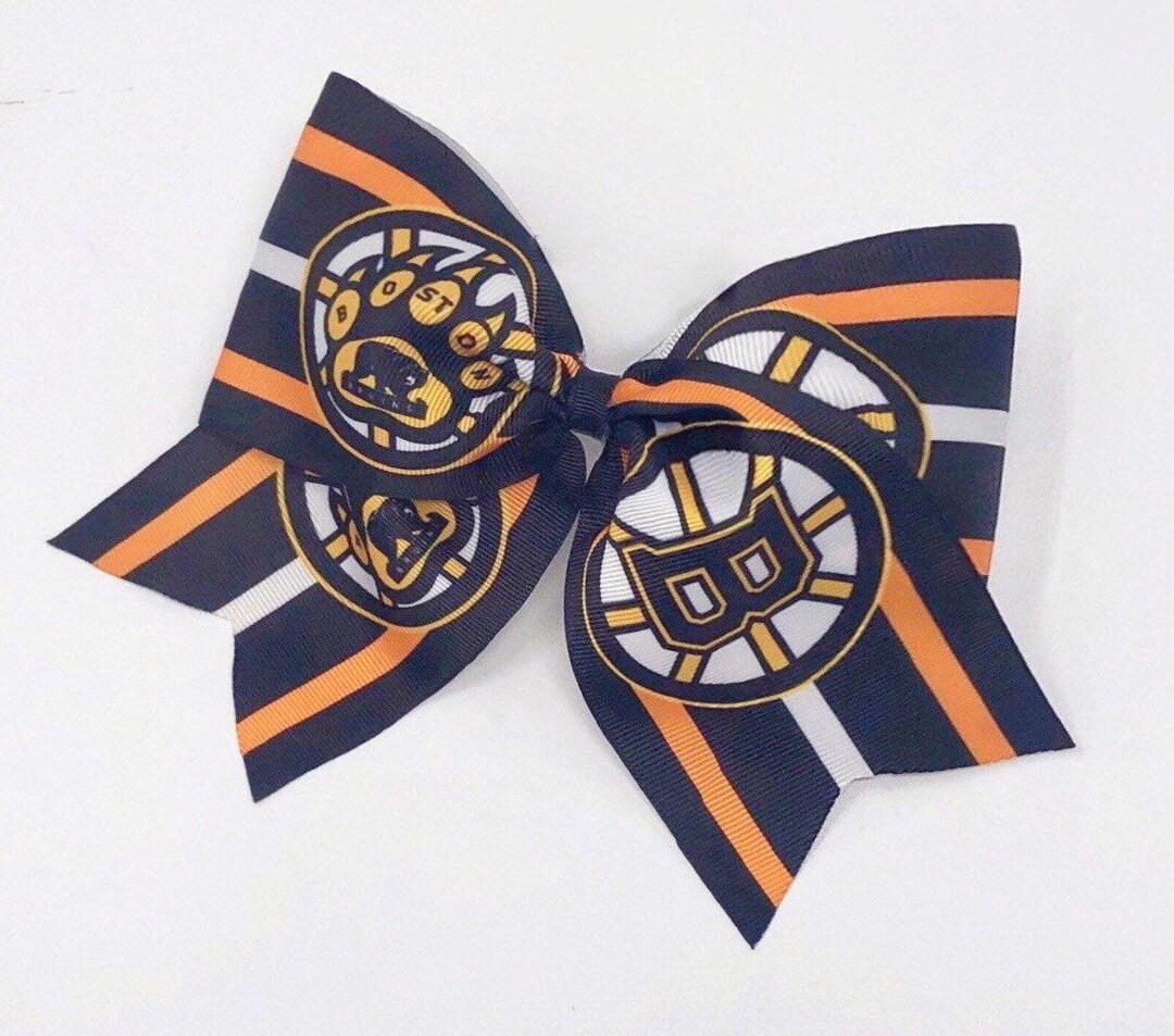 Bruins Hair Bow - Etsy
