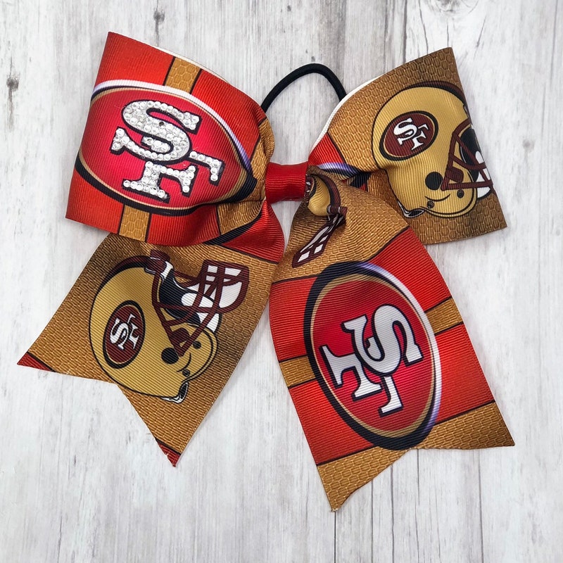 49ers Hair Bow - Etsy