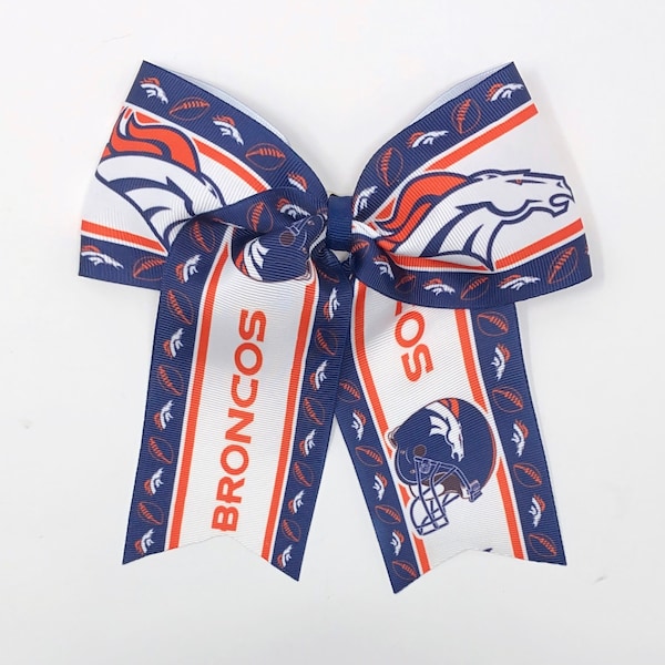 Broncos Hair Bow - Etsy
