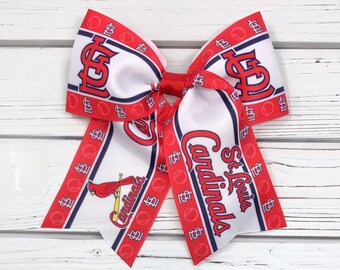 St. Louis Cardinals Baseball Hair Bow Toddler Hair Bows - Etsy