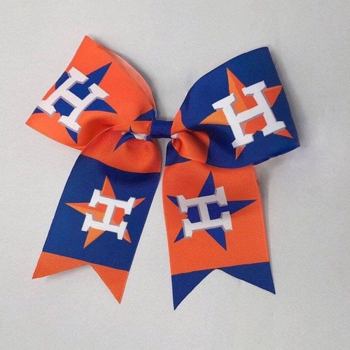 Astros Hair Bow Astros Bow Astros Headband Toddler Baby - Etsy