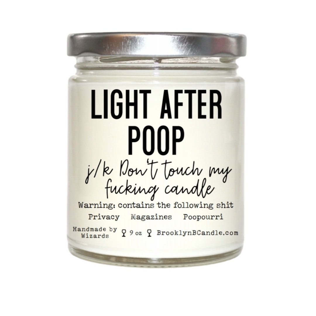 FUNNY HOUSEWARMING GIFT Light After Poop Christmas Gift New Home Owner ...