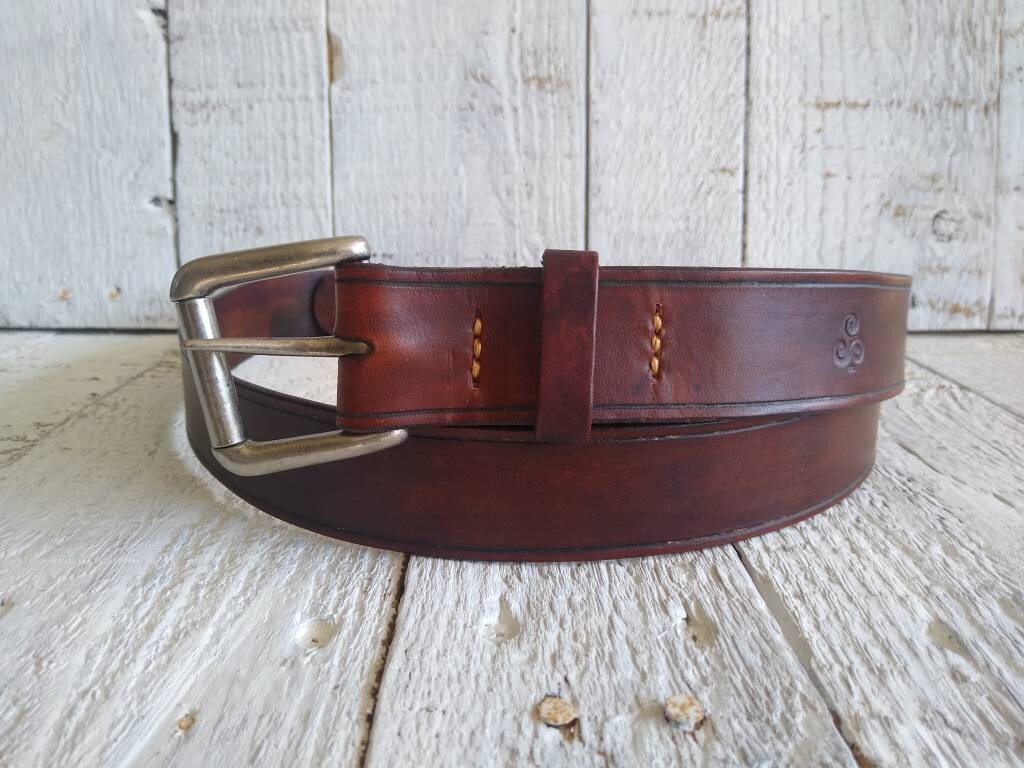 Handmade Leather Belt RPK Leatherworks Signature rhyno Tough Everyday ...