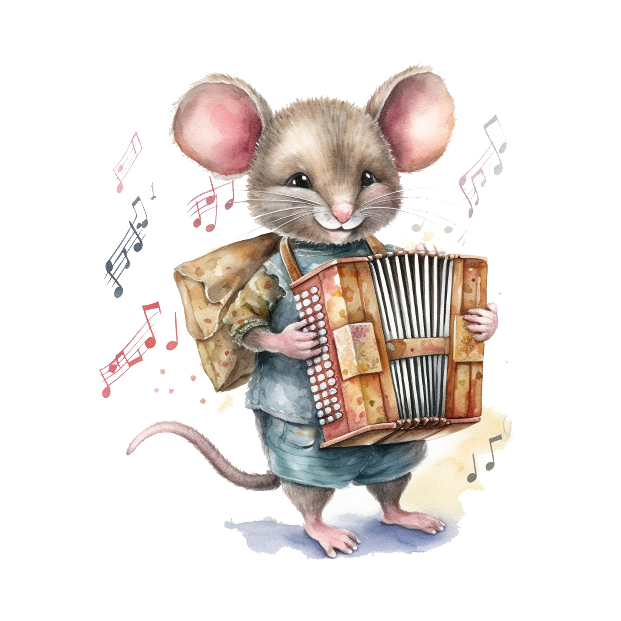 Mice With Music Instruments Clipart - 12 High Quality Transparent ...