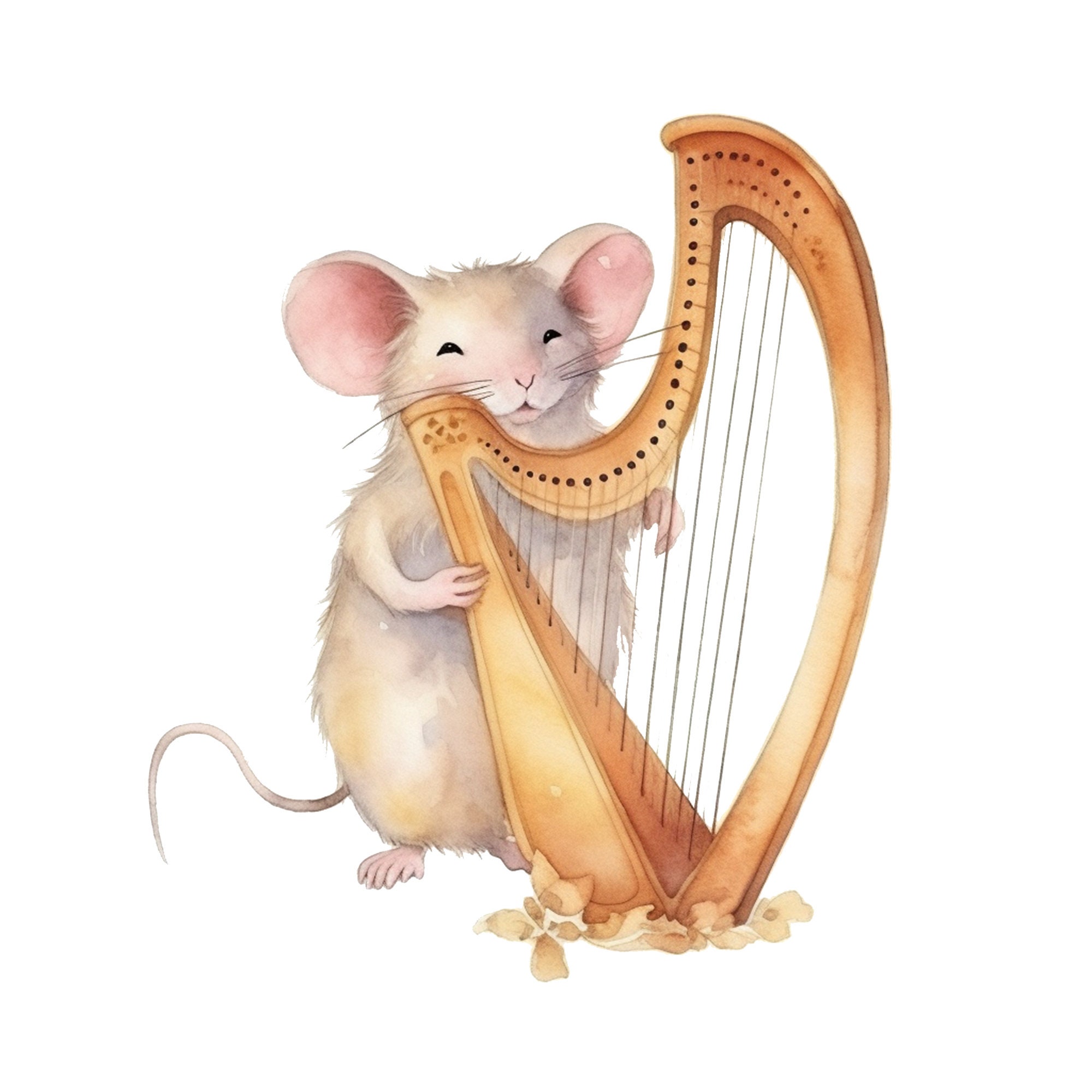 Mice With Music Instruments Clipart - 12 High Quality Transparent ...