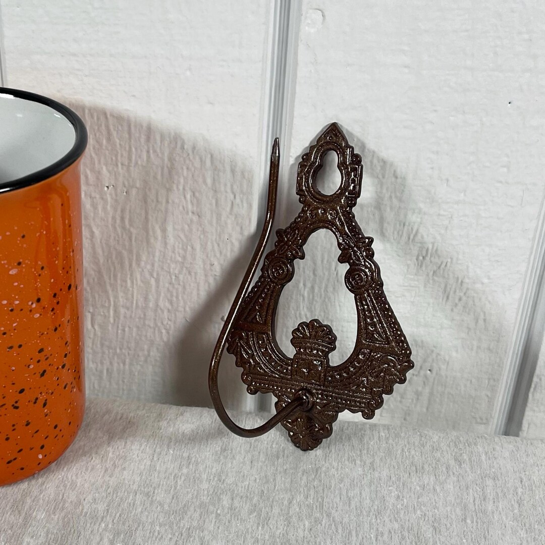 Antique Ornate Metal Receipt Hook, Bill Spike, Bill Hook, Early 1900s ...