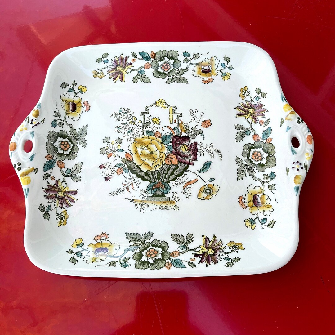 Vintage Mason's of England Ironstone Strathmore China Tab Handle ...