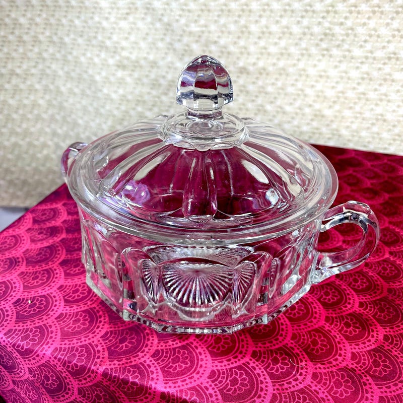 Glass Biscuit Jar - Etsy
