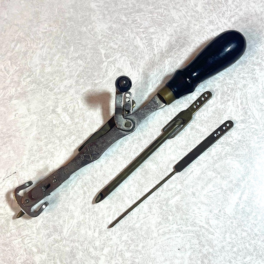 Antique Star Tufting Machine – 1880s Sewing Tool With Pattern ...