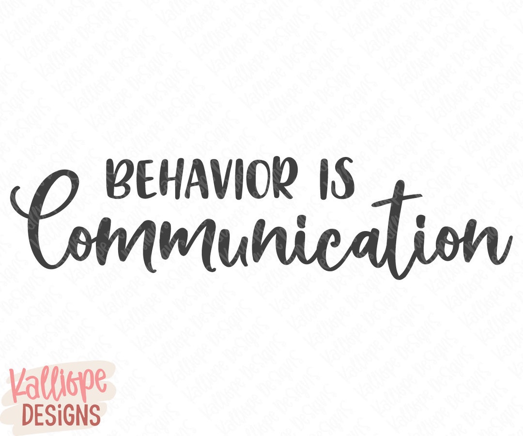 Behavior is Communication SVG, Autism Quote, Autistic, Autism ...