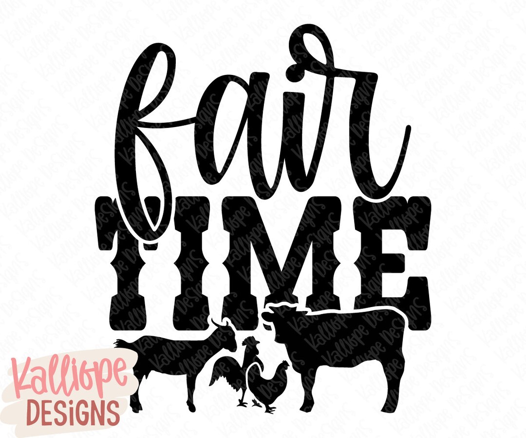 Fair Time SVG, Livestock Show Svg, Show Life, FFA, Barn Life, Farm Life ...