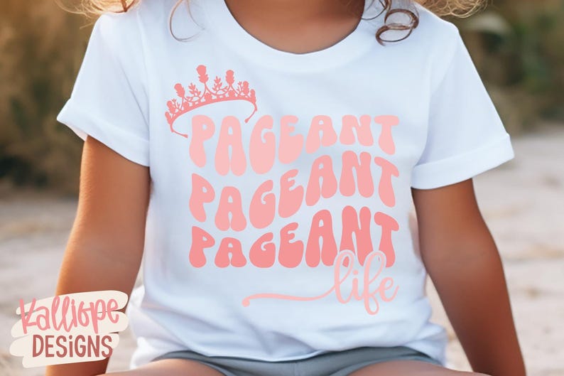 Retro Pageant Life SVG: Tiara Crown Design (cricut, Silhouette, Png) - Etsy