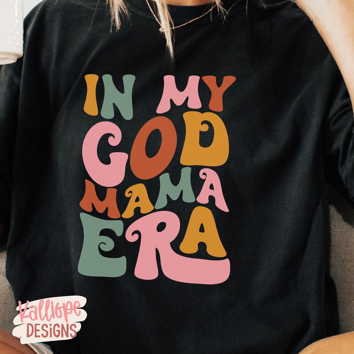 In My God Mama Era SVG, Godmother SVG, Baptism Gift for Godmother ...