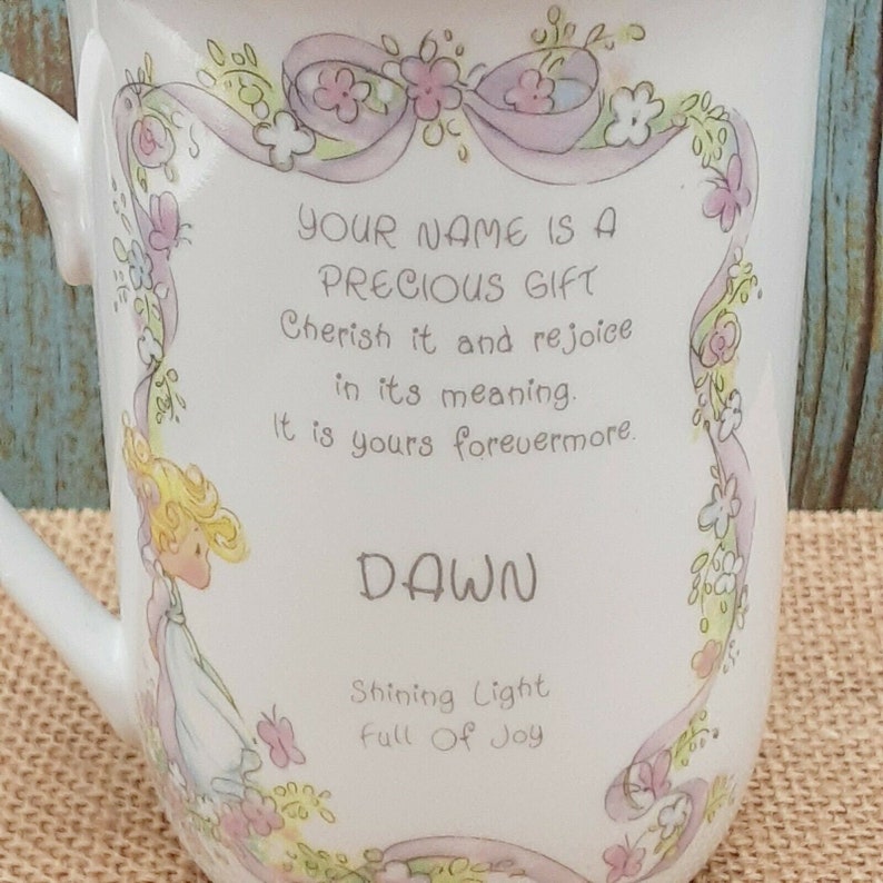 Precious Moments Dawn Namesake Name Meaning Collectible Cup Etsy precious-moments-dawn-namesake-name-meaning-collectible-cup-etsy