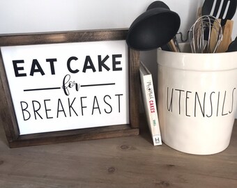 Breakfast sign | Etsy