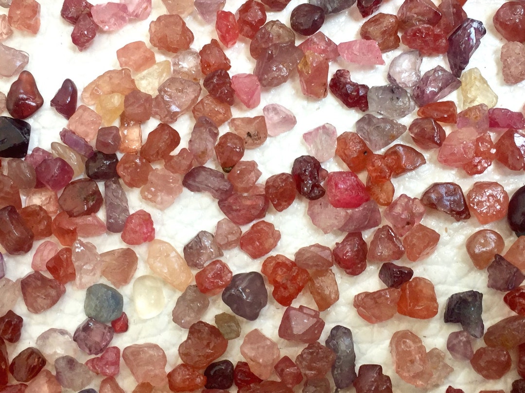 Natural Burmese Spinal Rough Multi Spinal Rough Loose Rough Lot Spinal ...