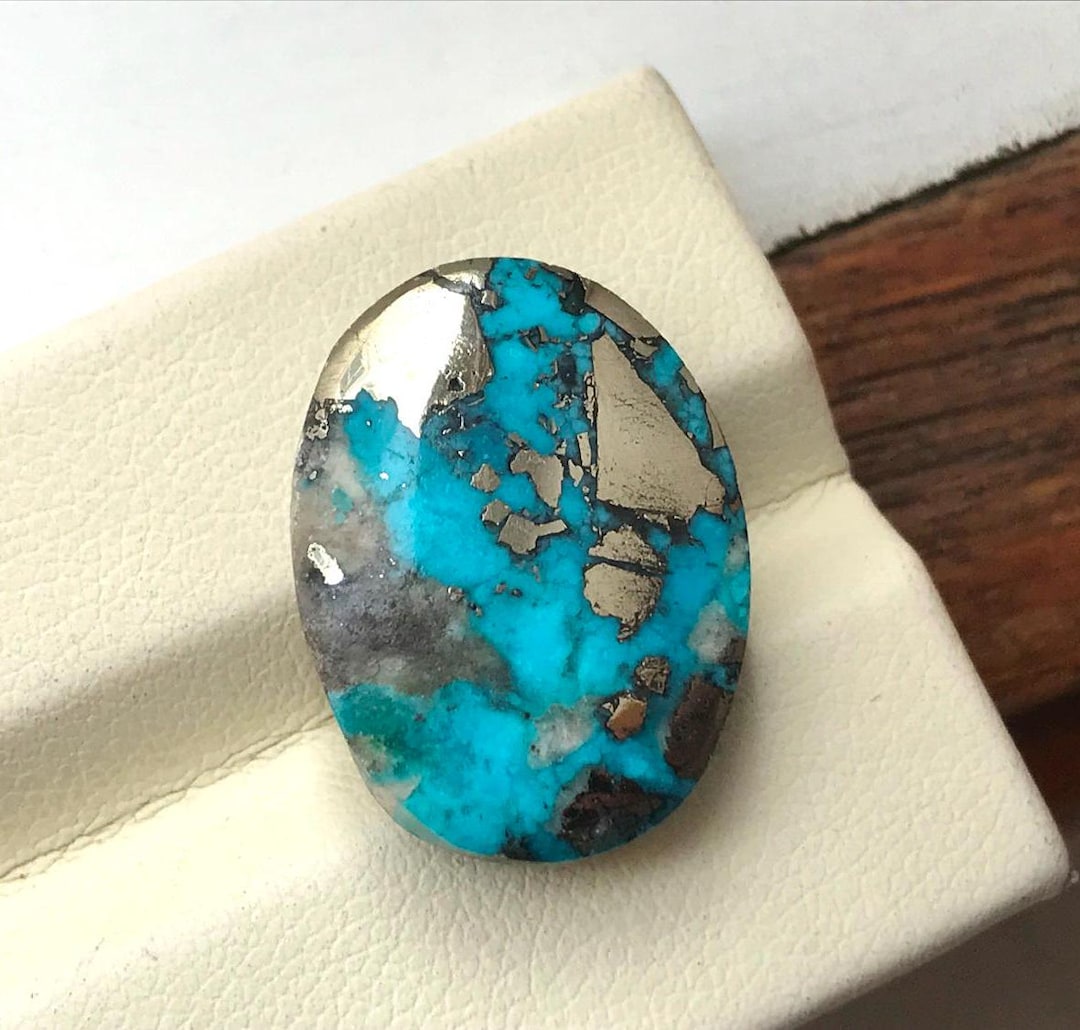 Natural Turquoise Cabochon Persian Turquoise OVAL Shape Blue Turquoise ...